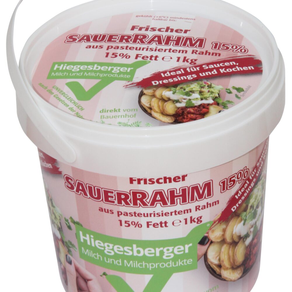 Bauernhof Sauerrahm 15% (Kübel) – Egri